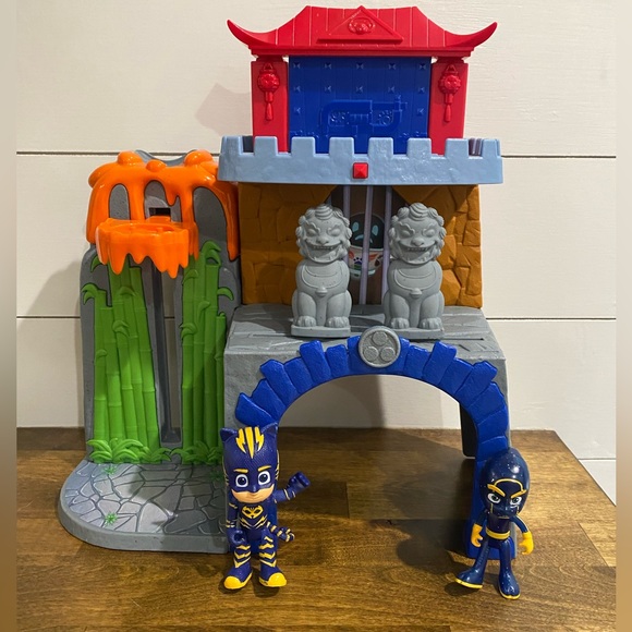 Disney | Toys | Pj Masks Tower With Two Figures | Poshmark